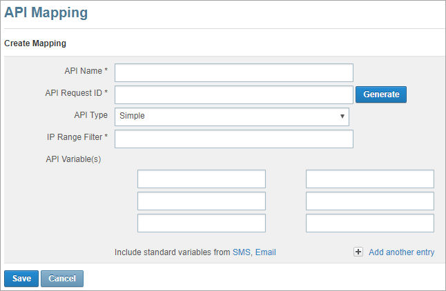 Configure API Mappings